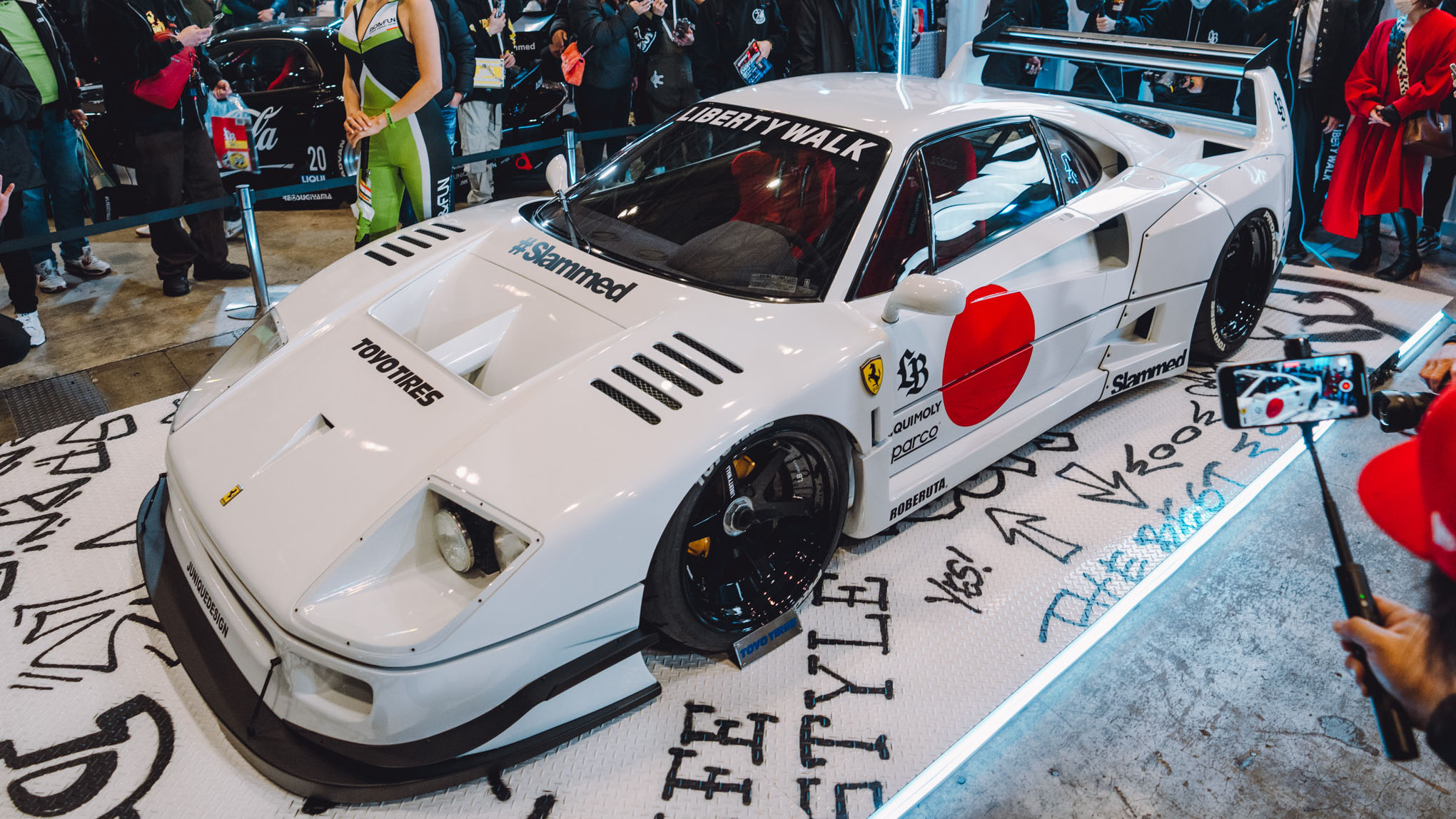 Behold: Japanese tuner Liberty Walk’s widebody Ferrari F40 | Top Gear